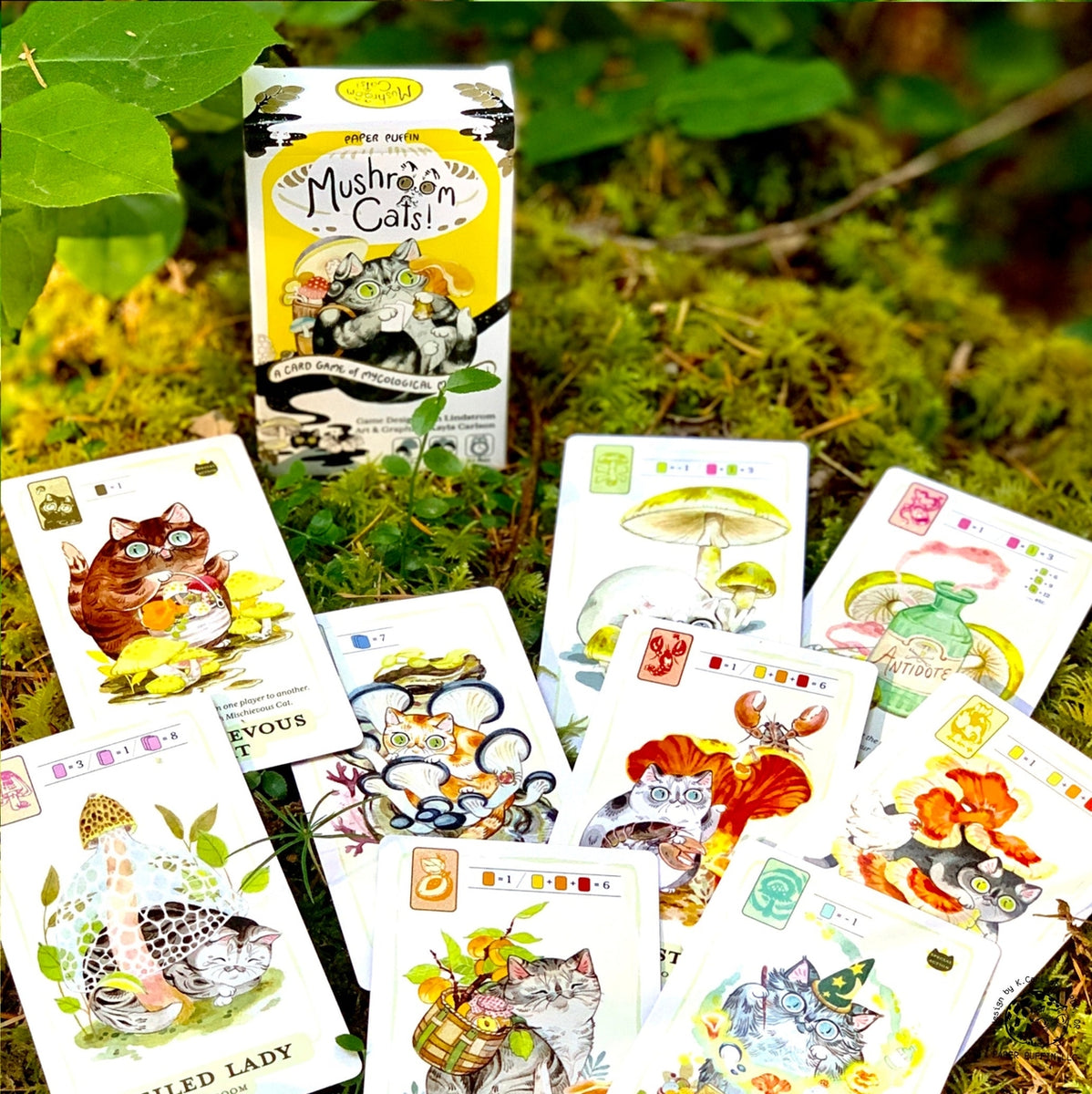 Mushroom Cats Card Game – Frost and Fur